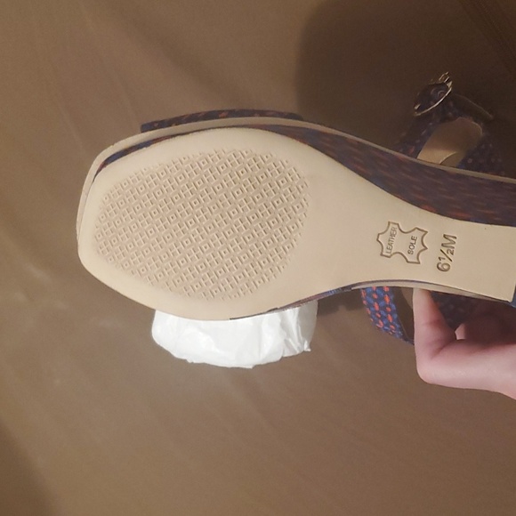 Tory Burch | Shoes | Tory Burch Navy Red Sea Ocho Rios Haven Platform ...